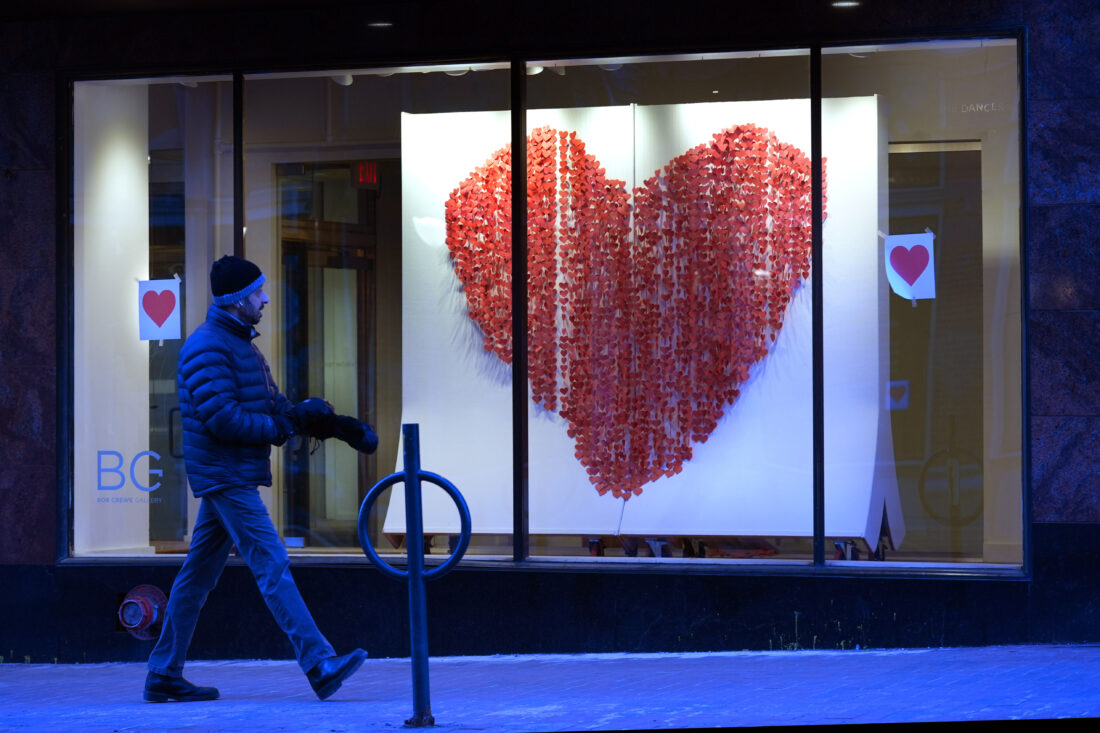 Portland, Maine, shows love for late Valentine’s Day Bandit by ...